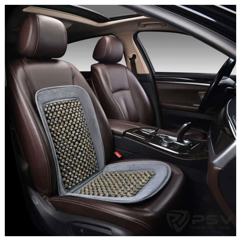 Skyway накидка на сиденье шариковый массажер 91х44см серая