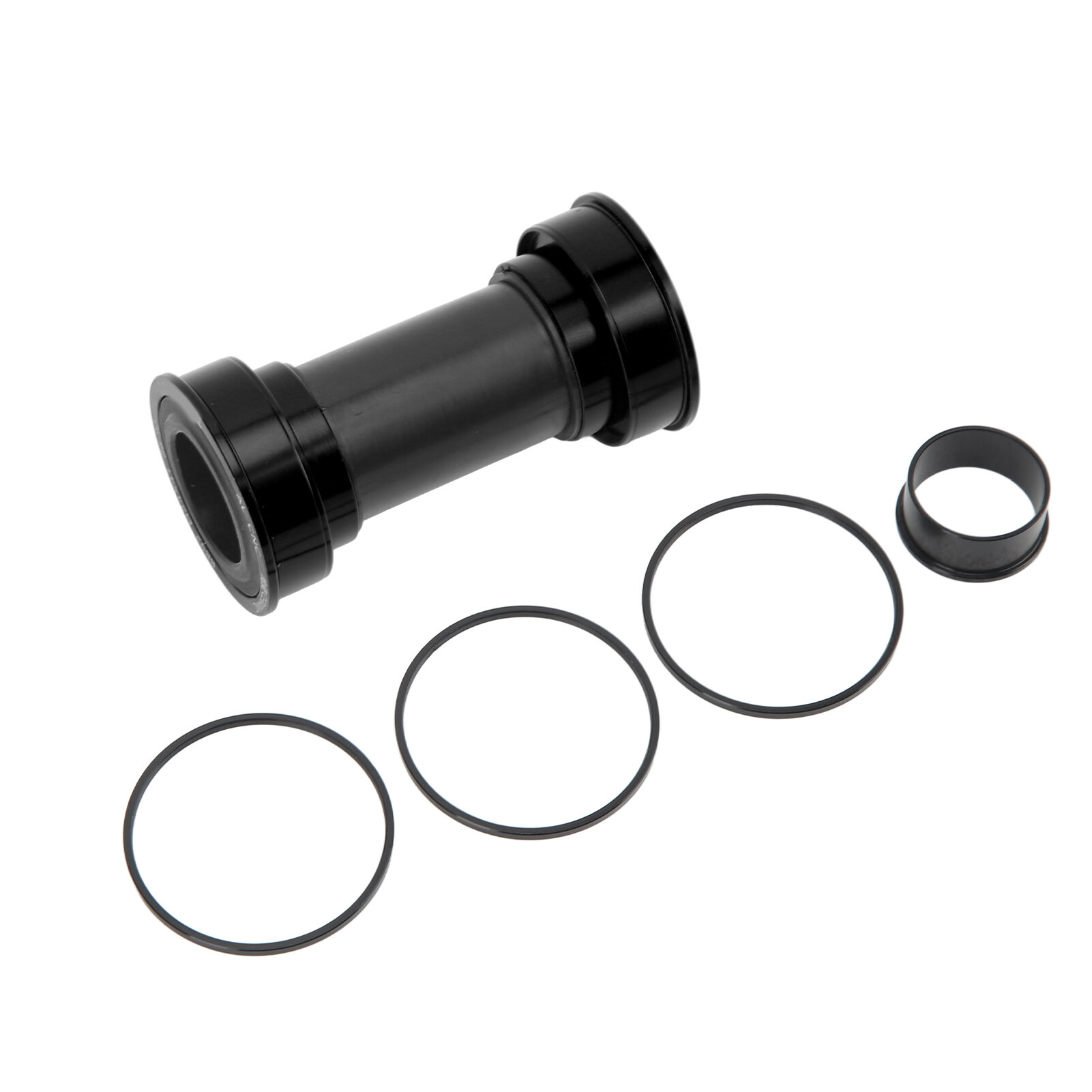 Шатуны LeBycle BB92 для горного велосипеда с герметичной центральной осью, запрессованные в керамическую каретку, черные.