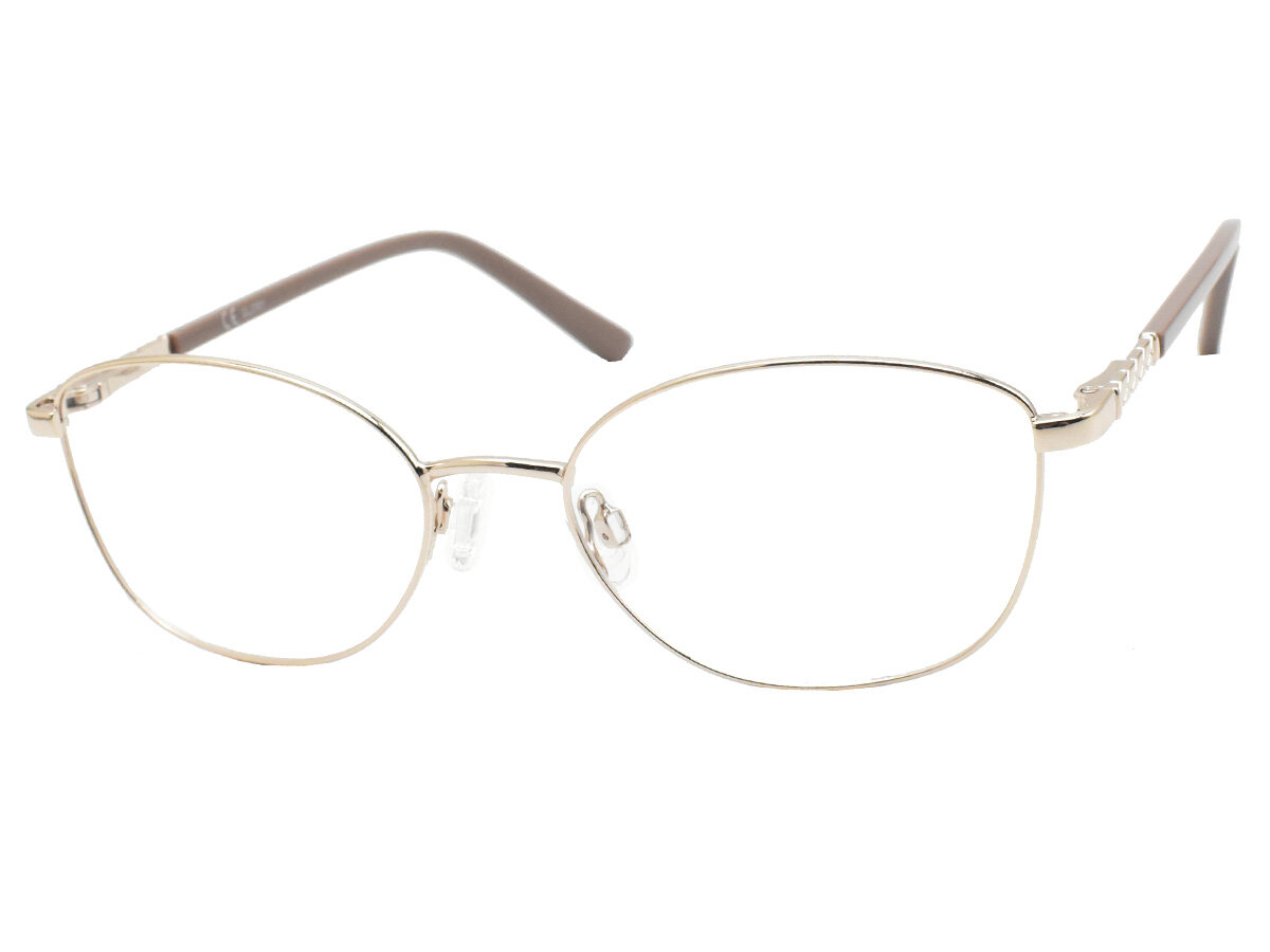 Оправа для очков Glory 262 beige пол Женский форма оправы Овальная цвет оправы Золотой