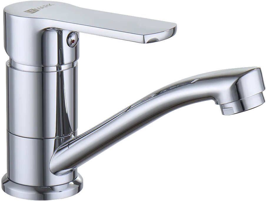 Смеситель для раковины Lemark plus Grace LM1507C хром, глянцевый, кран для ванной в раковину, из латуни, рычажный, с поворотным изливом, с керамическим картриджем