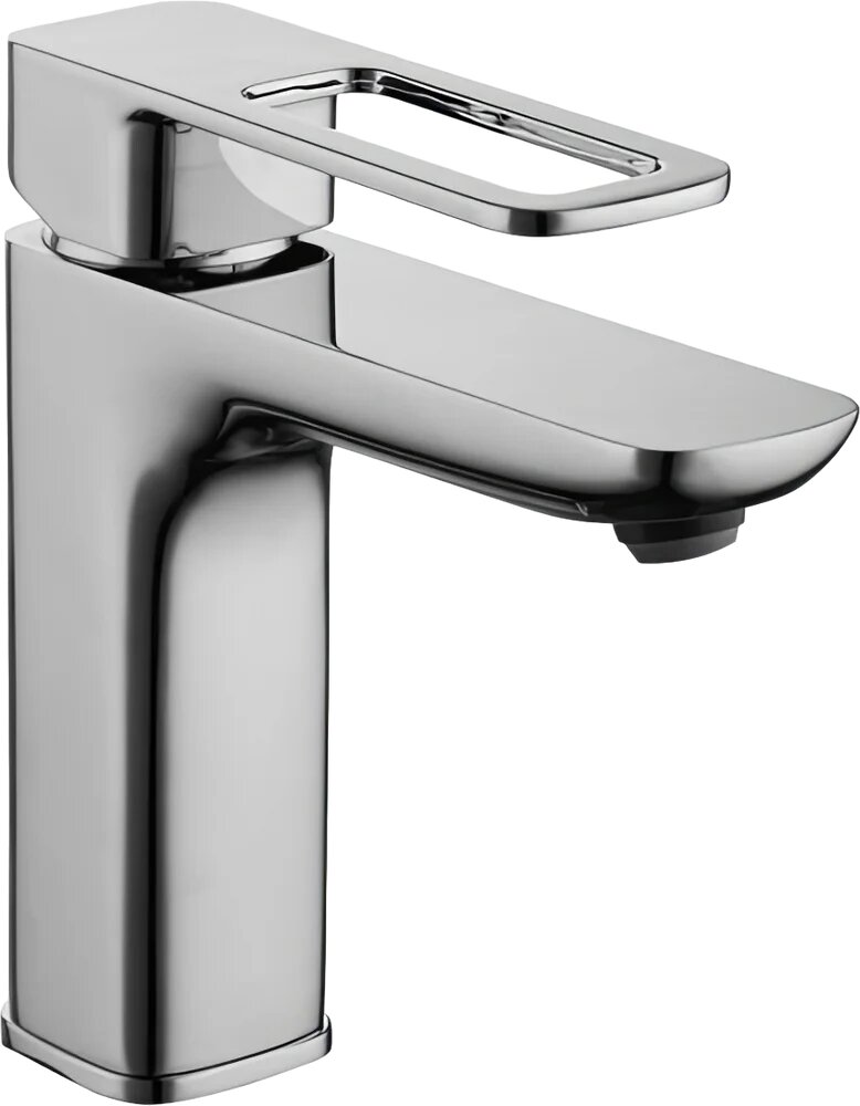 Смеситель для раковины IDDIS Slide SLISB00i01 хром, глянцевый, кран для ванной в раковину, из латуни, рычажный, с керамическим картриджем