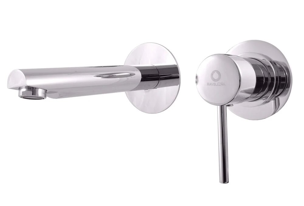 Смеситель для раковины Rav Slezak Seina SE934 встраиваемый, скрытого монтажа, хром, глянцевый, кран для ванной в раковину, из латуни, рычажный, с керамическим картриджем