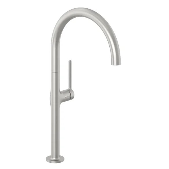 Смеситель для кухни Kludi Reef 50803N575 с поворотным изливом, матовый, однорычажный, с керамическим картриджем