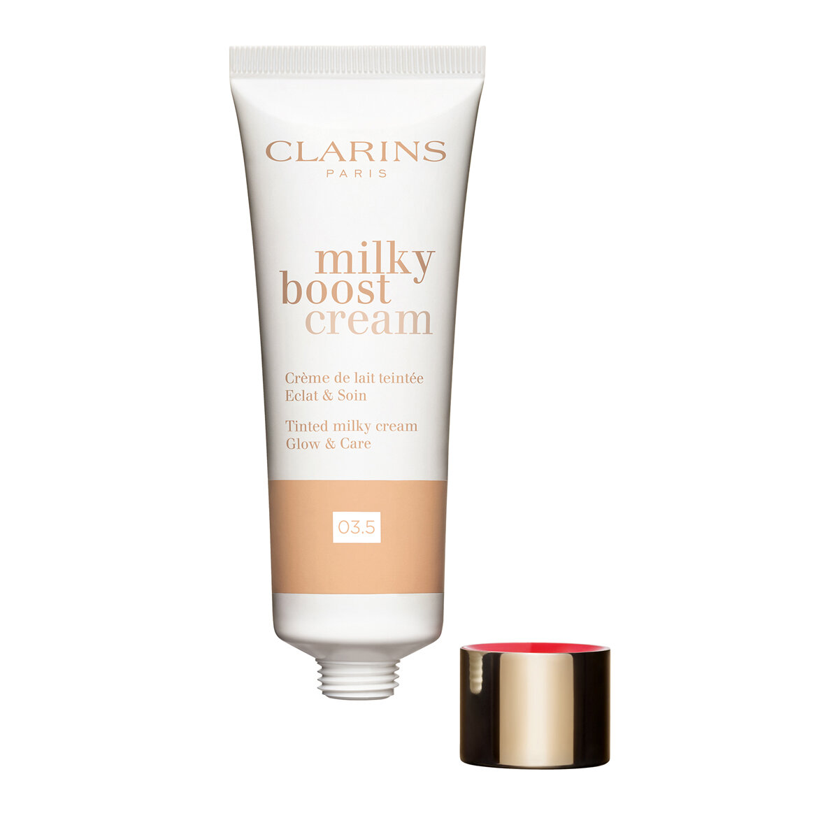 Clarins 03.5 Milky Boost Cream Glow & Care Тональный крем