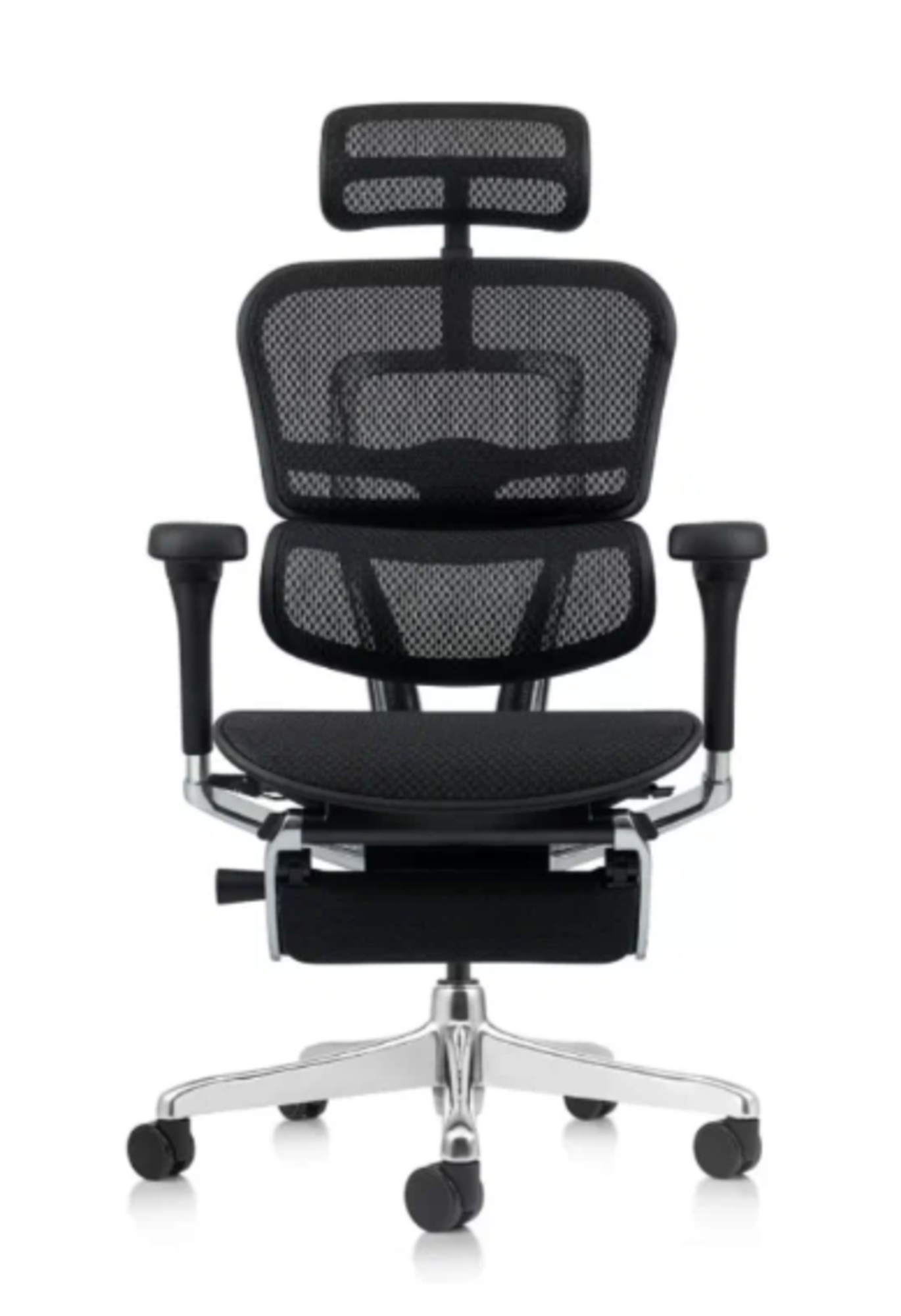 Эргономичное кресло Ergohuman 2 Elite Legrest с подставкой для ног черный