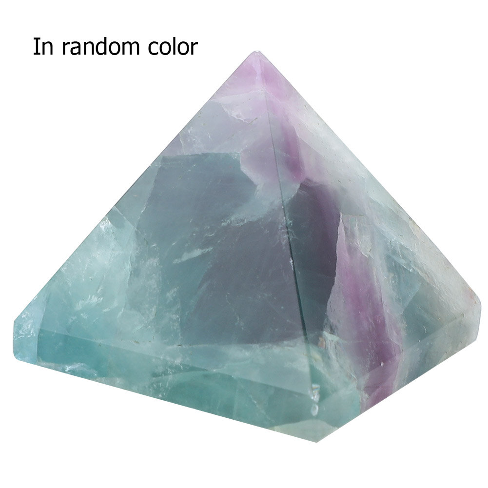 100% натуральный лазусский каменный кварц хрустальная пирамида заживление Рейки Чакра Декор