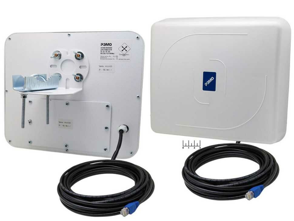 GSM 4G Wi-Fi Роутер уличный FLAT-XM Mimo 15dB Tandem-4GS-OEM