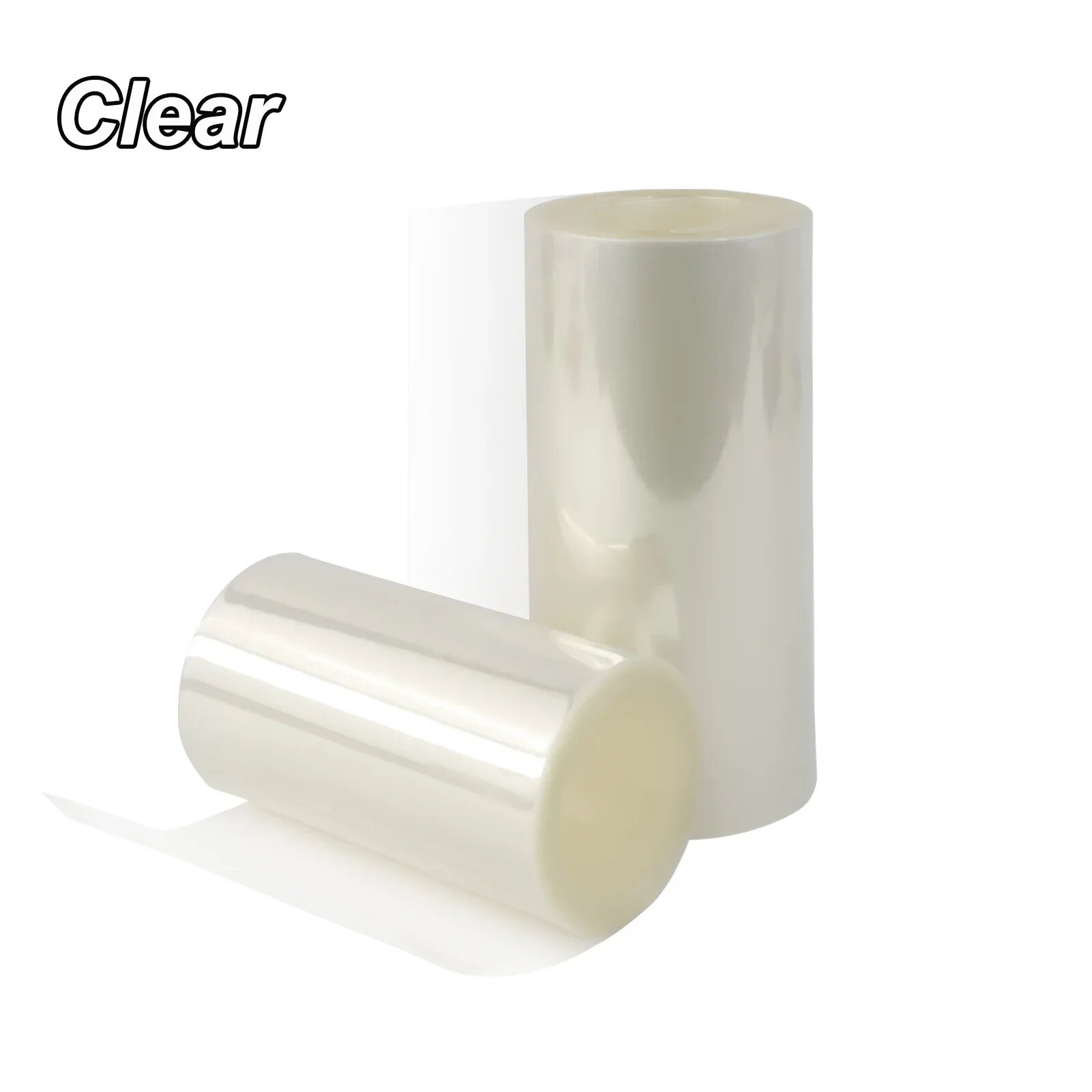 Термоусадочная трубка ПВХ 50-188 мм черная Width 50mm Dia 32mm, Clear