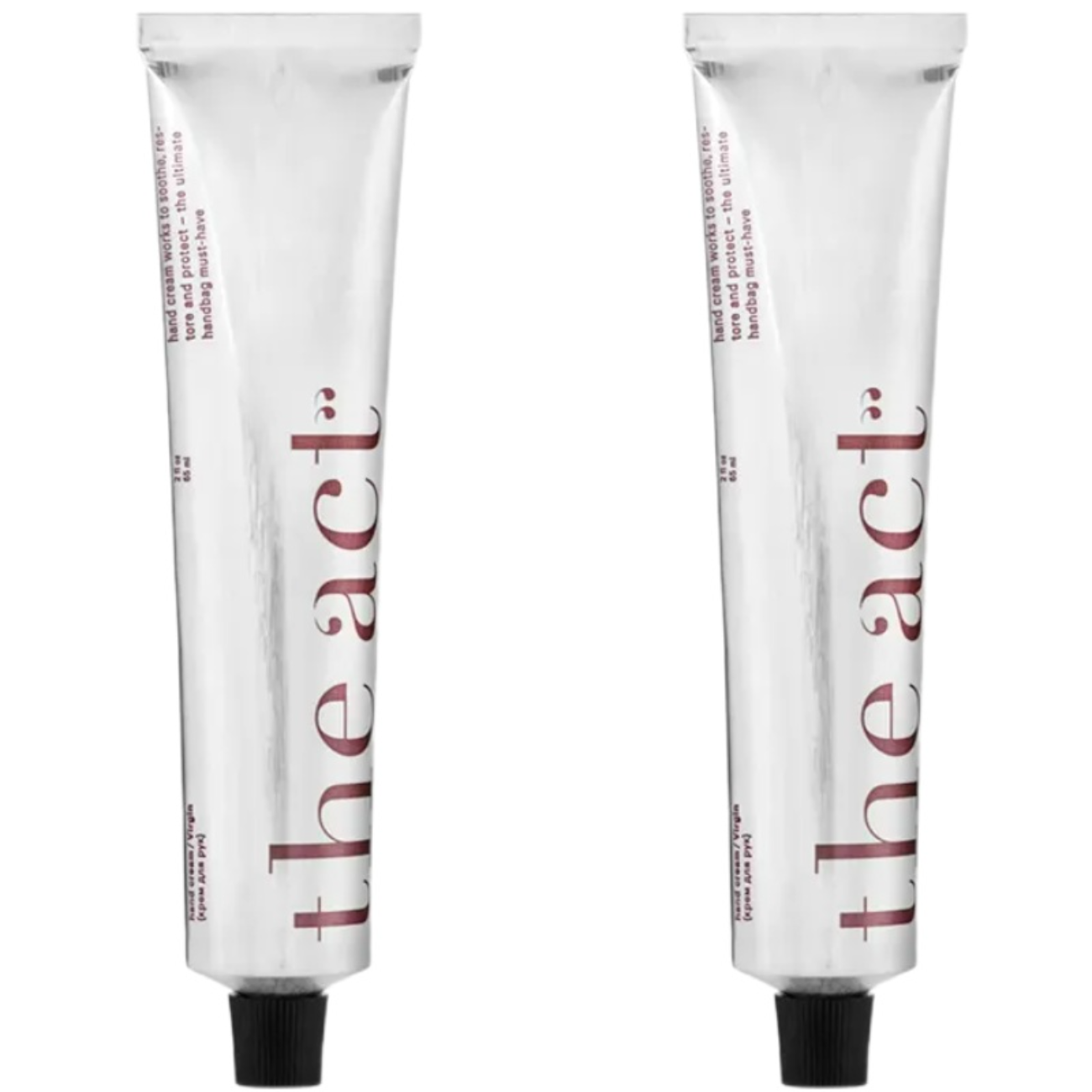 Крем для рук The Act ламеллярный, увлажняющий Virgin, с ароматом цветущей сакуры, 67г, 2 штуки