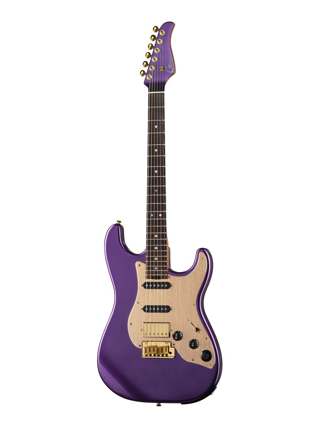 Электрогитара с встроенным процессором, фиолетовая, GTRS S900-Standard-900-650-PPR