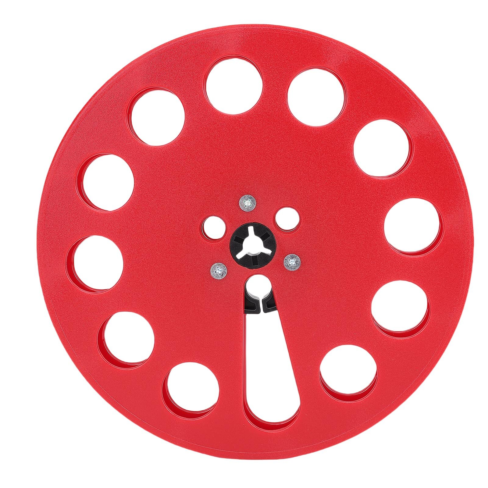 1/4 7-дюймовая сменная катушка для ReVox, катушка для катушки с ленточным плеером, винтажная пустая катушка из АБС-пластика с 12 отверстиями, красная