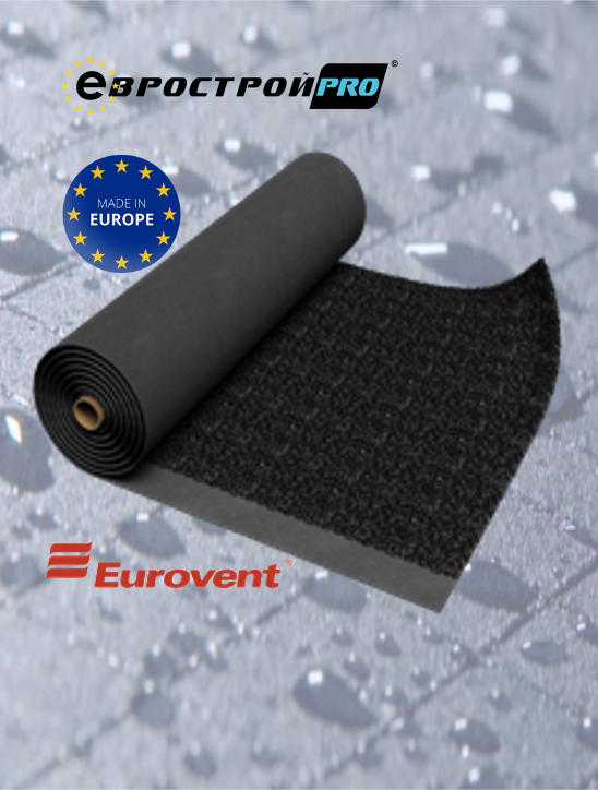 Eurovent METALLIC Супердиффузионная объёмная мембрана для фальцевой кровли Евровент Металлик