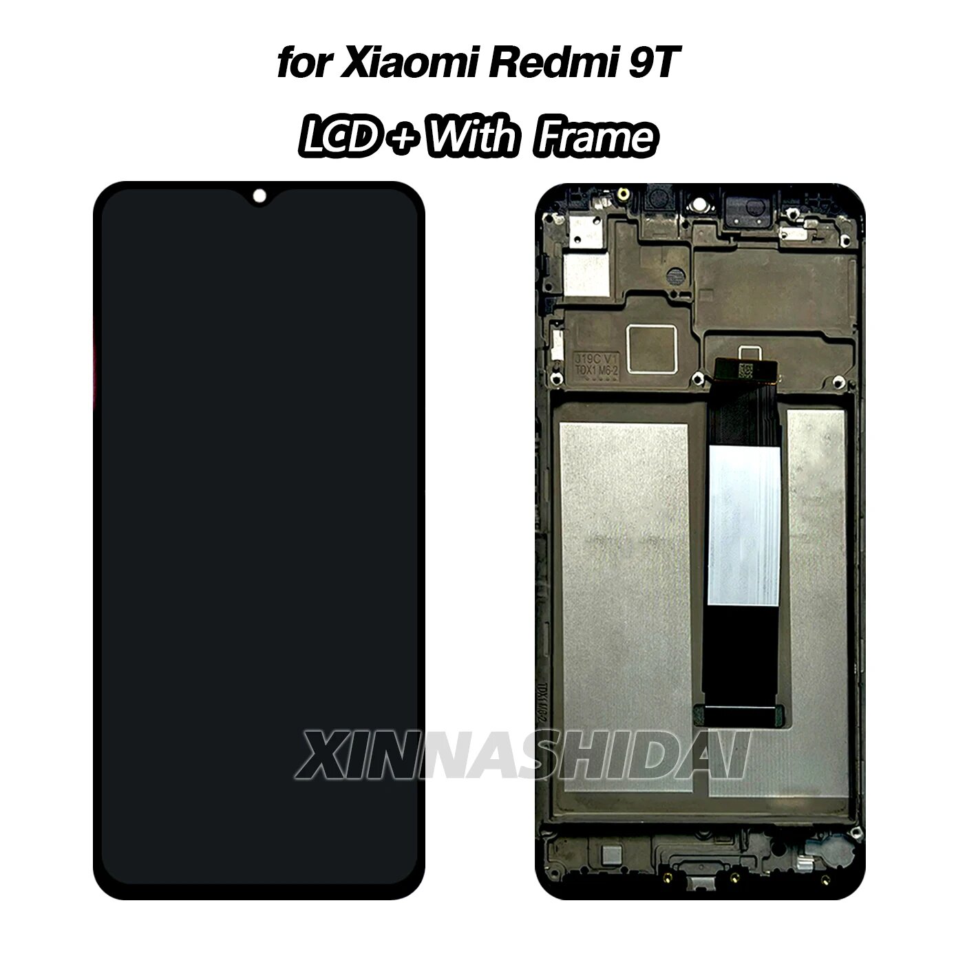 Дисплей IPS LCD Для Xiaomi Poco M3 Redmi 9T С Цифровым Сенсором, Совместимый С M2010J19CG, Запасная Часть Для Мобильного Теле.