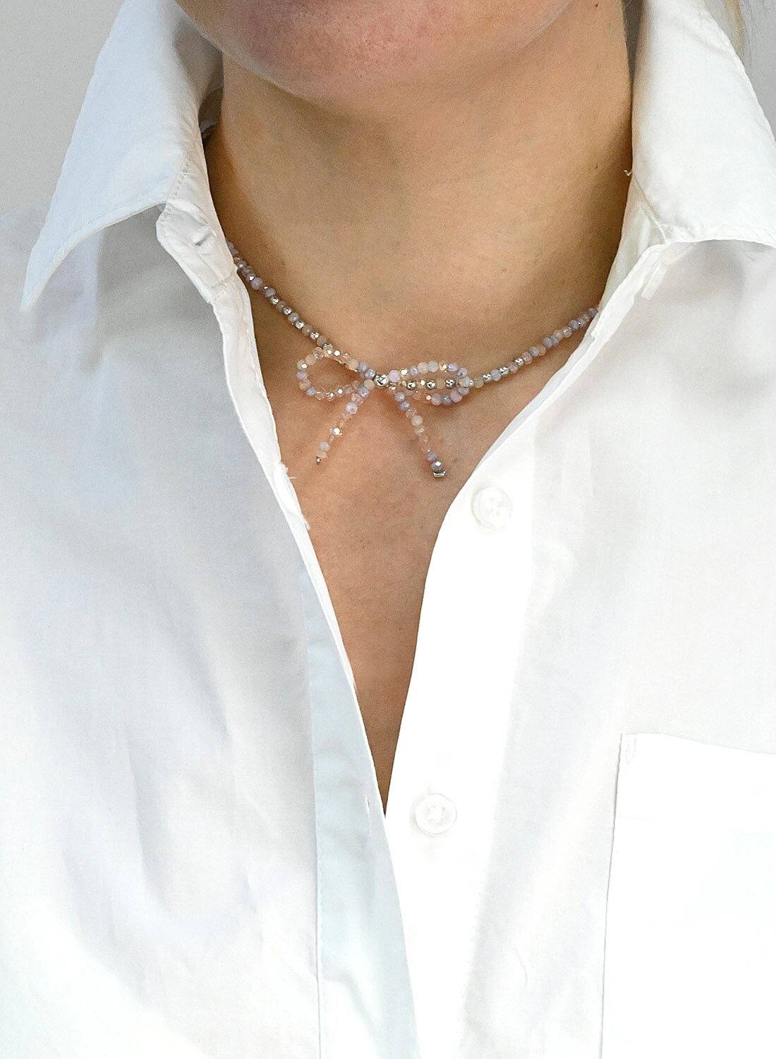 Чокер, циркон