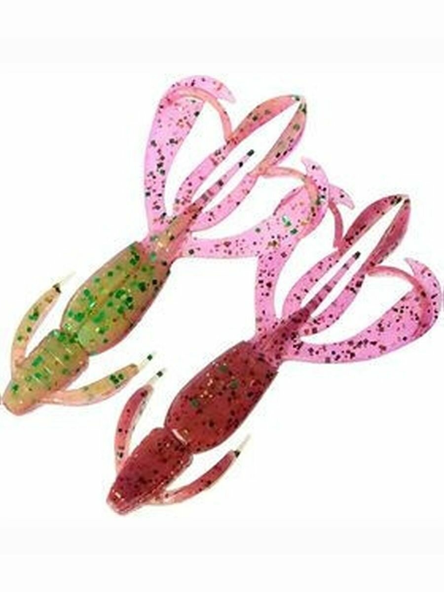 Силиконовая приманка Keitech Crazy Flapper 3.6 #EA#18 mystic lime chart