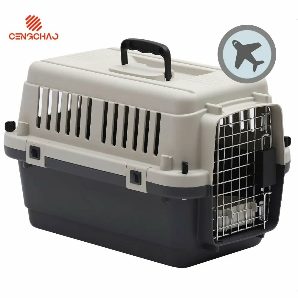 KNOW EASY-Переноска Pet Choice Departures Range 50х33х33 см до 5 кг стандарт IATA / Пластиковая перевозка для кошек собак мелких пород / Контейнер для животных в самолет или в машину