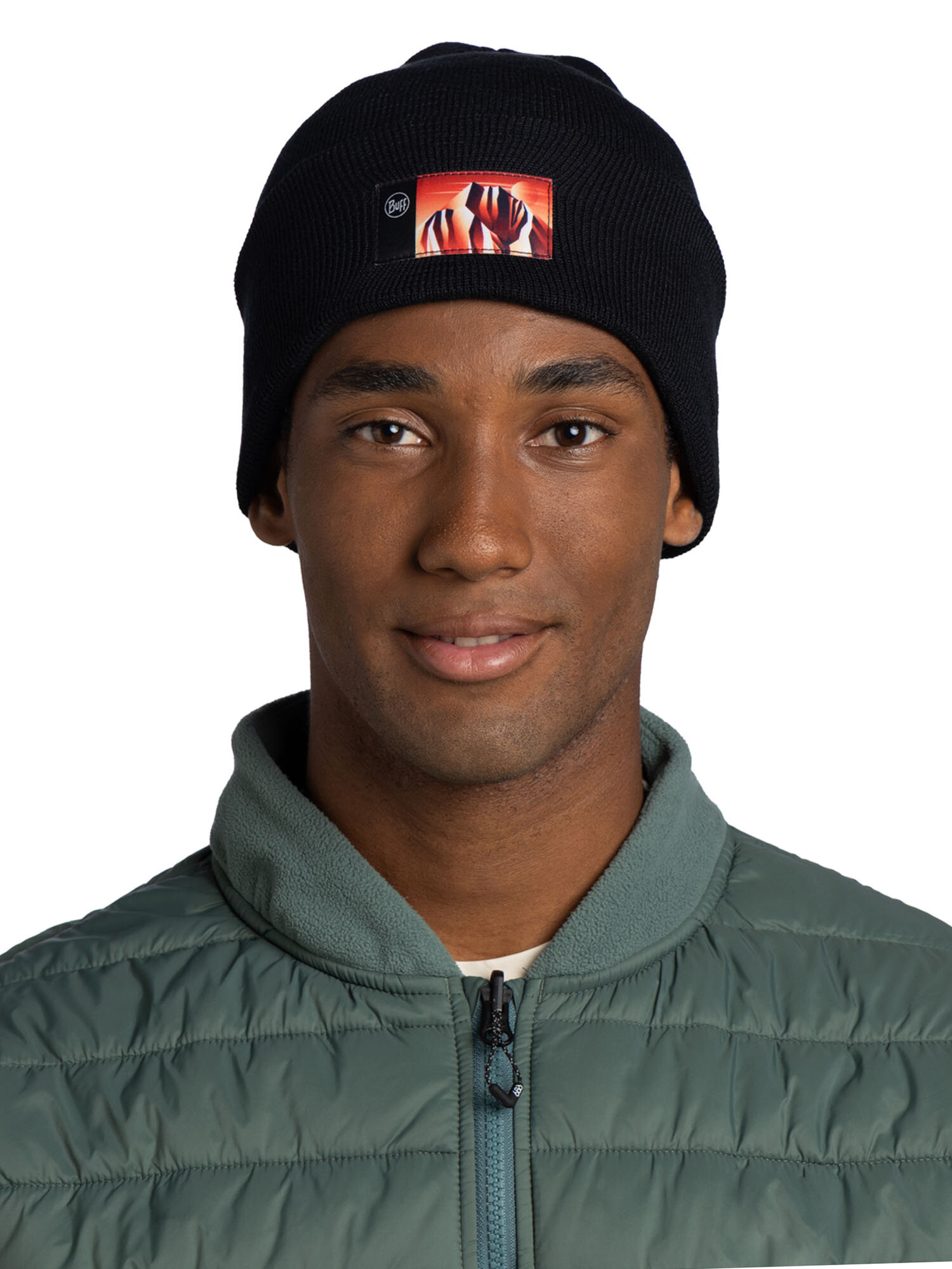 Шапка Buff Knitted hat lilon gem для взрослых и детей, размер OneSize, черный — фото 1
