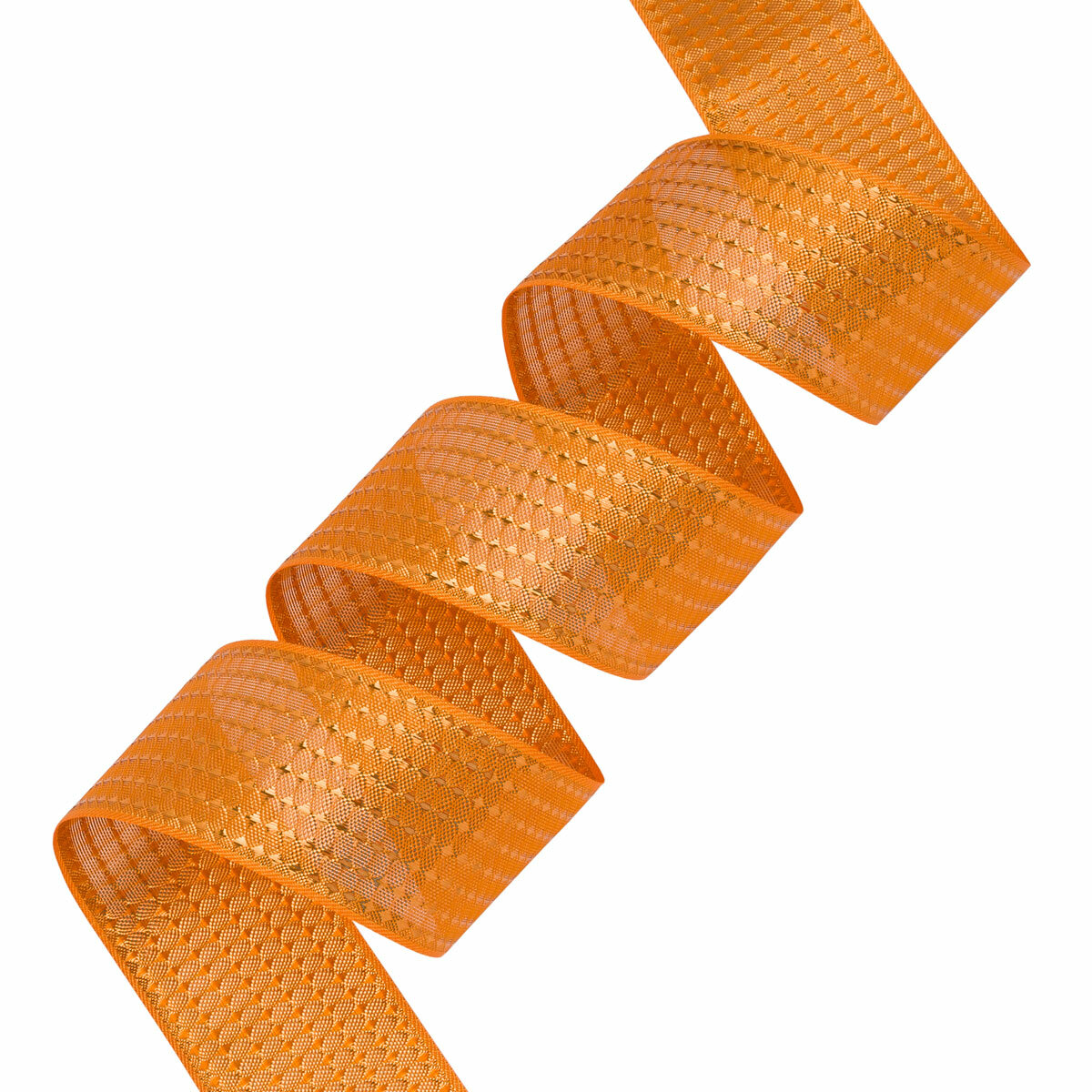 С3688Г17 Стрела-40 Лента подарочная рис.9027 40мм*25м (оранжевый), 25 м