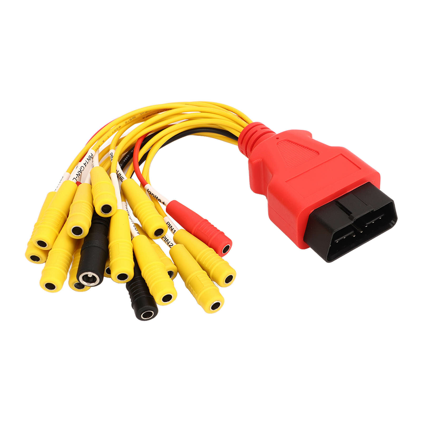 OBD2 16-контактный диагностический кабель Универсальный соединительный кабель Диагностический интерфейс тестирования мощности Кабель обнаружения компьютера