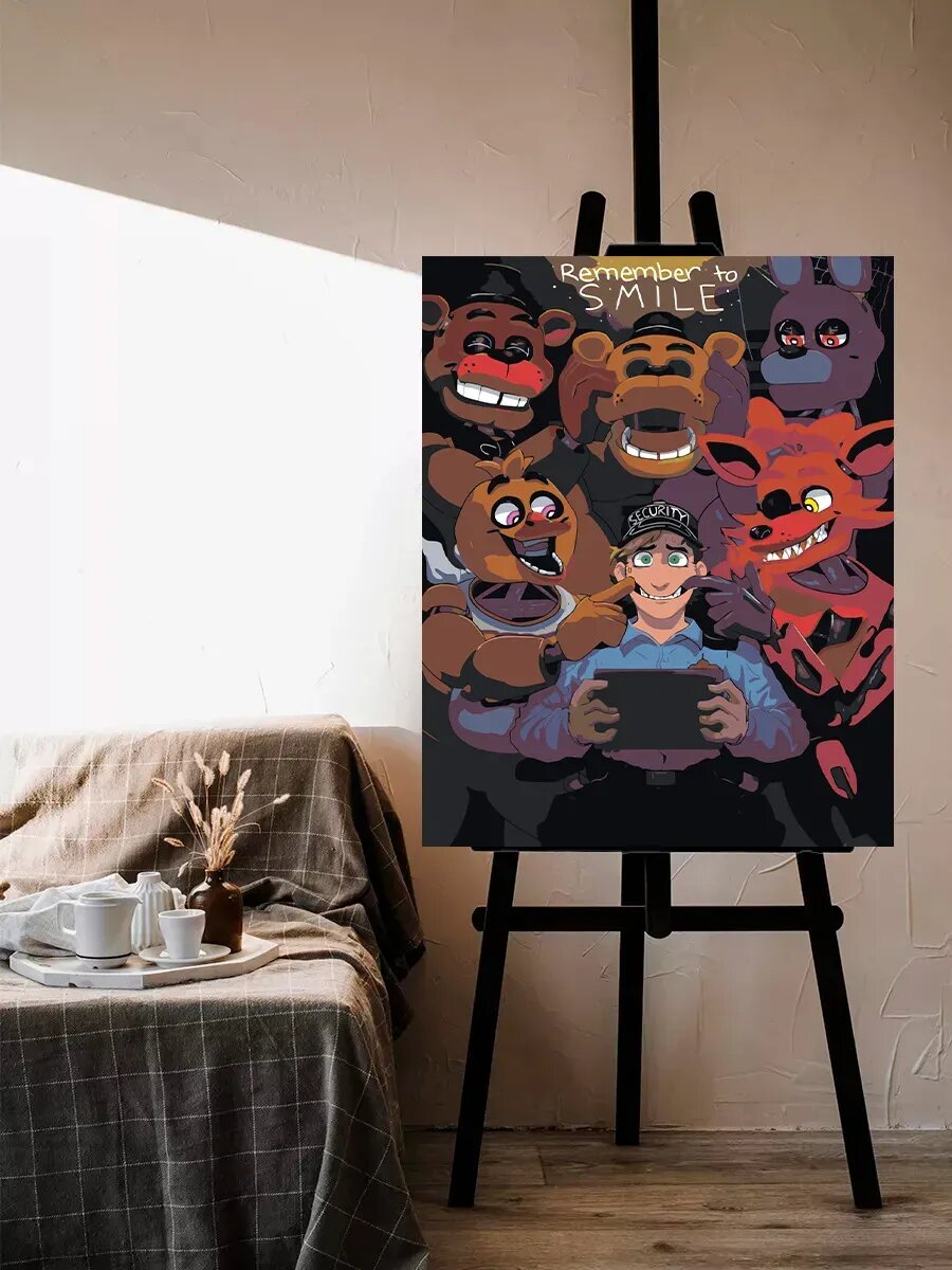 Картина по номерам Five Nights at Freddy’s 5 Ночей с Фредди