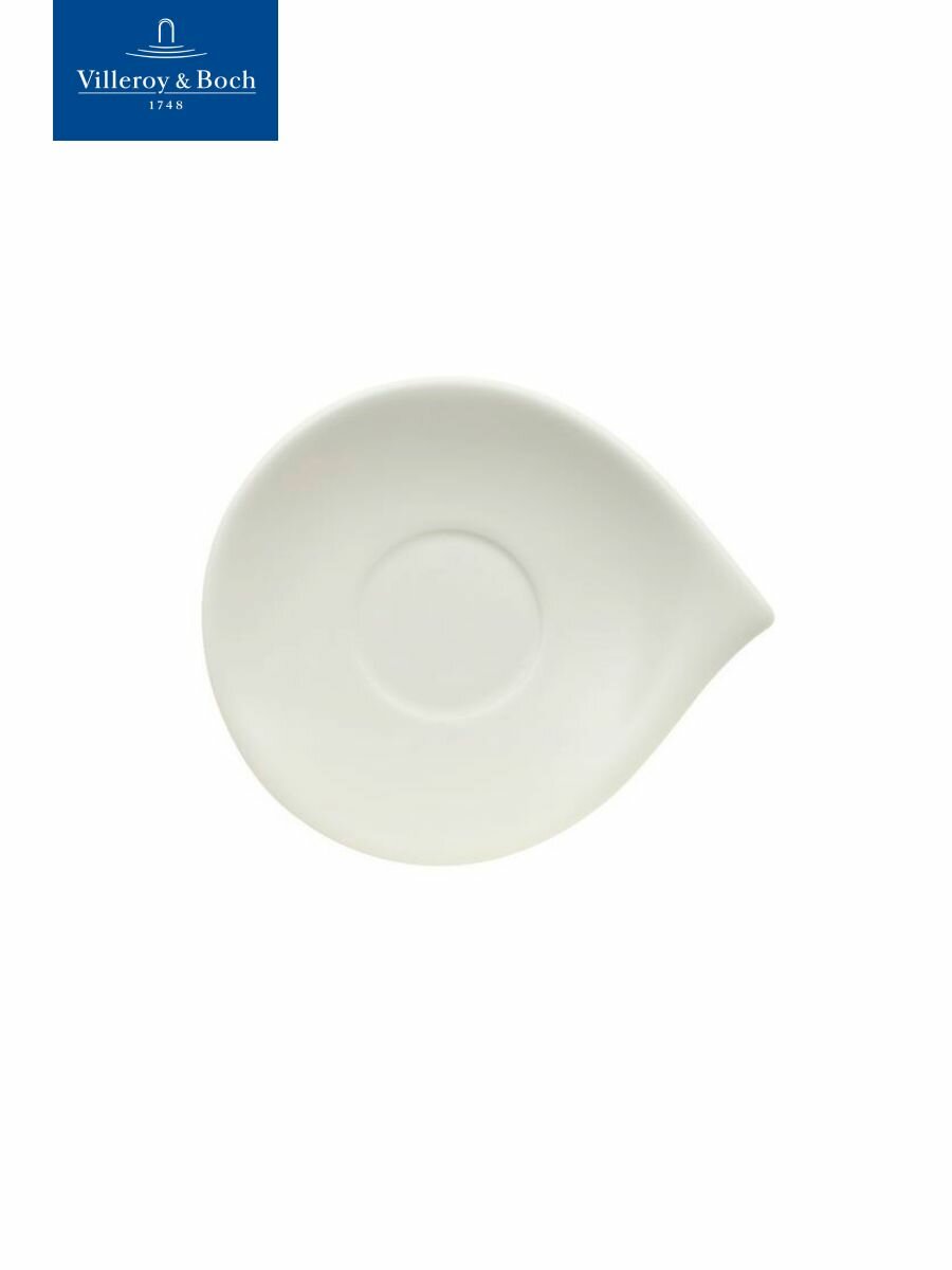 Блюдце к чашке для эспрессо 14х12см, Flow, Villeroy & Boch, Премиум-Фарфор