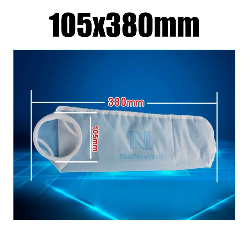 Фильтр-мешки для рыб и аквариумов 2x100/200/300 сетчатые, нейлоновые фильтрующие пакеты, 100MESH, Белый