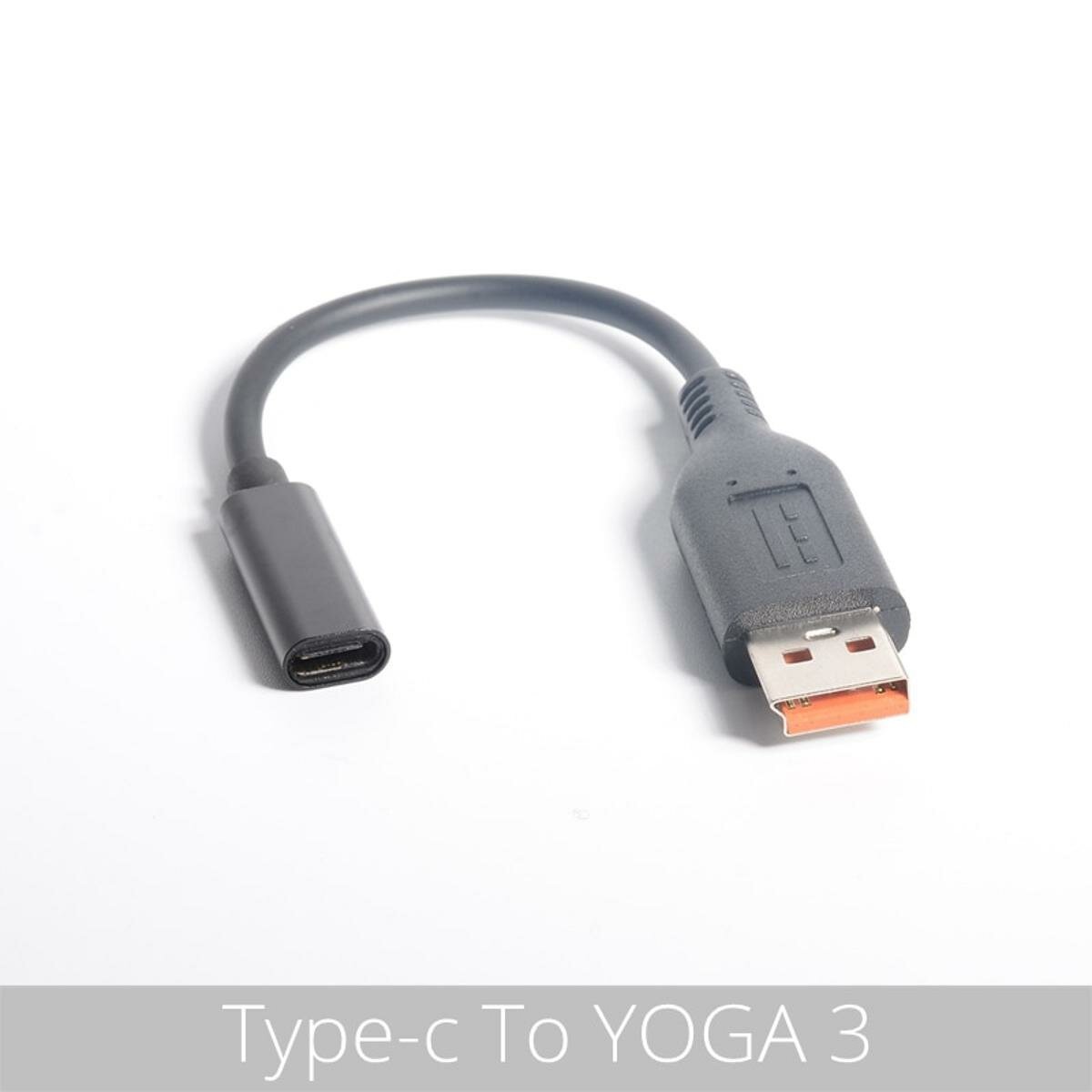 Кабель для зарядки PD USB Type C в USB Square Converter DC Plug Power Adapter Cable для Lenovo Yoga 700 900 Yoga 3 4 Pro