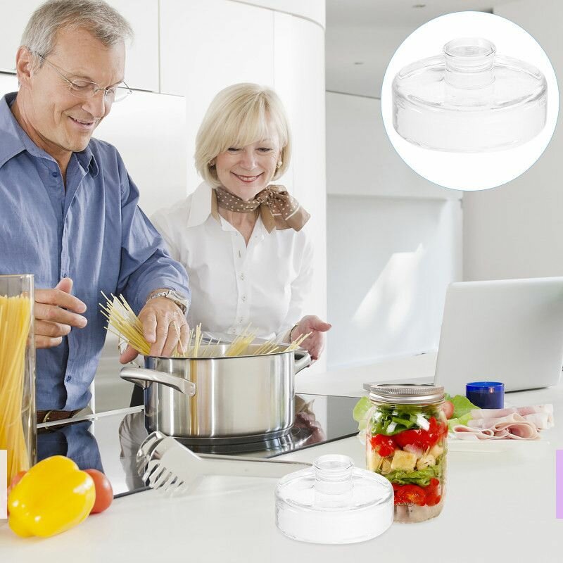 Контейнеры для пищевых продуктов Mason Jars Ферментированные весы Крышки для маринования Ферментированное стекло Pickle 7X7X3, 5 см