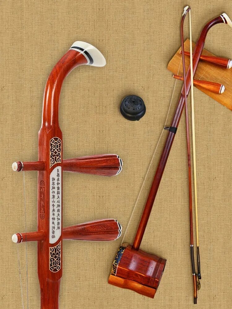 Китайский смычковый музыкальный инструмент Эрху
