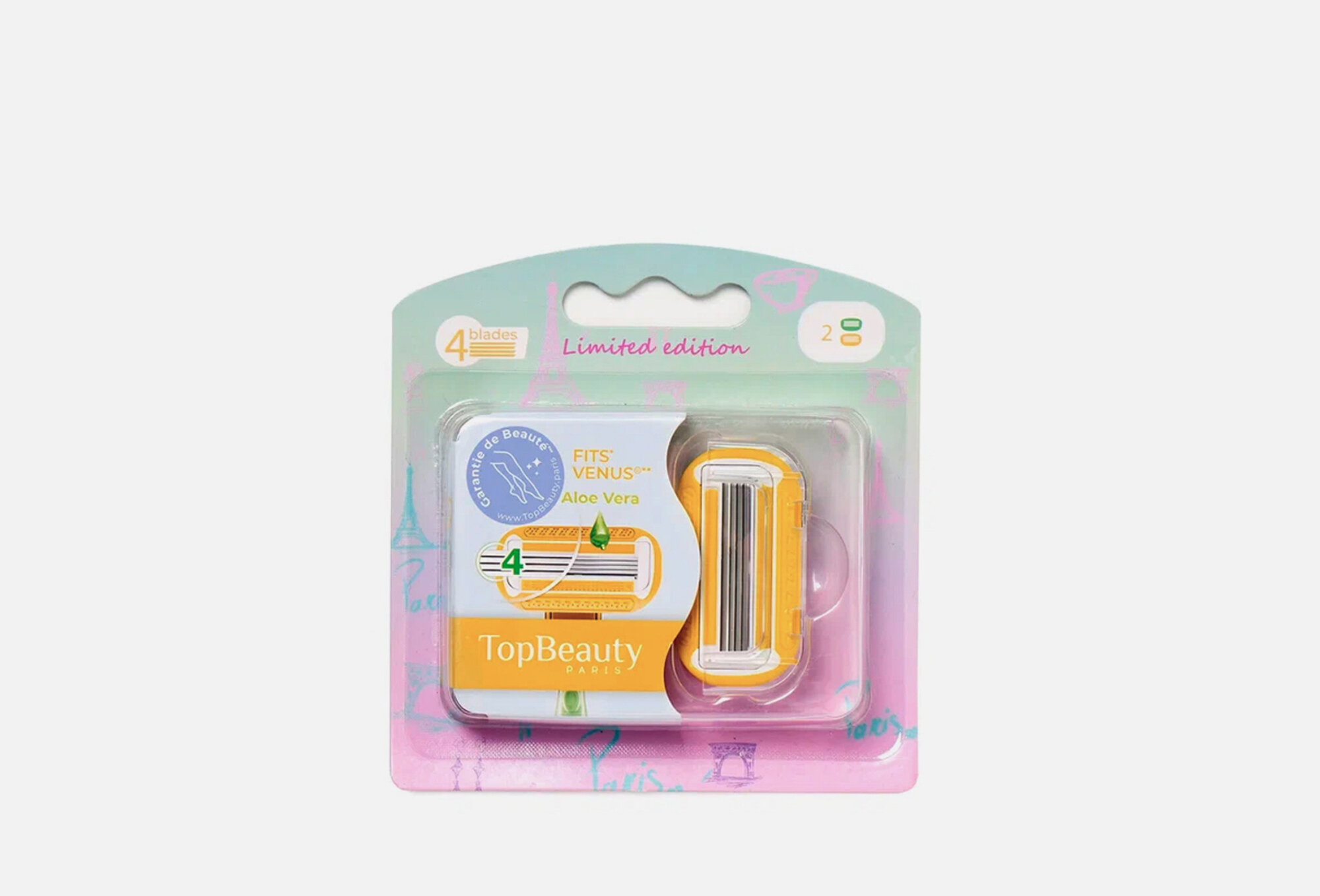 Cменные кассеты женские 2шт. TOPBEAUTYPARIS aloe vera