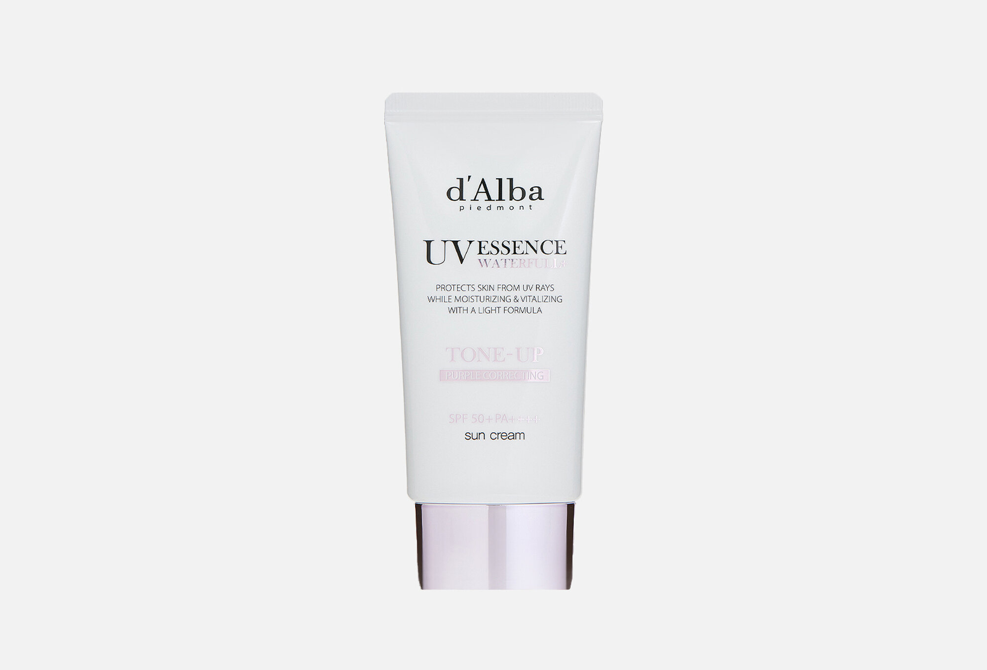 Солнцезащитный крем для лица SPF50+ D'ALBA Waterfull Tone-Up Sun Cream Purple 50 мл