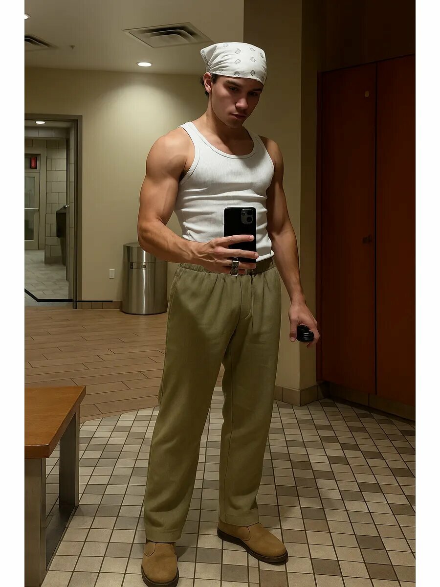 Брюки чинос льняная коллекция