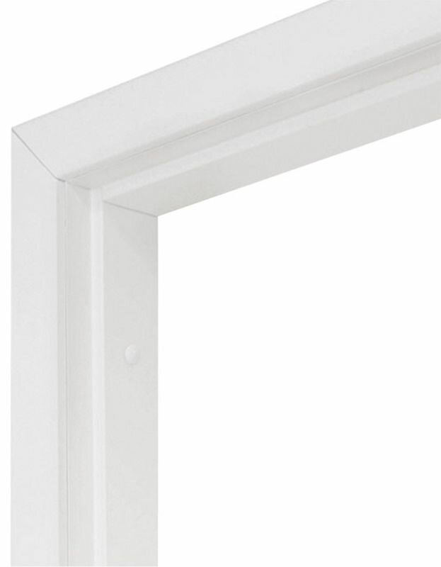 Олови дверная коробка с фурнитурой 38х85х2084мм Белый