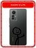Чехол на Xiaomi 12 Lite / Сяоми 12 Лайт с принтом "Неприличный человечек чёрный"...