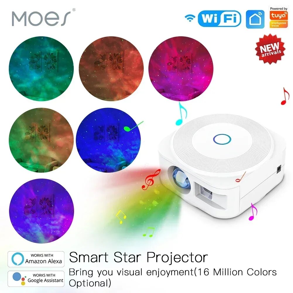MOES Smart Star Projector Galaxy Cloud — фото 1