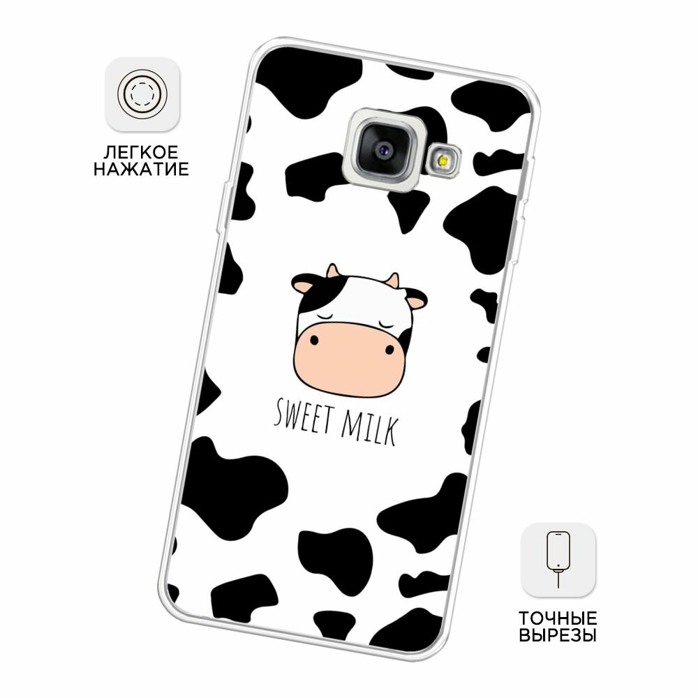 Чехол на Samsung Galaxy A3 2016 / Самсунг Галакси А3 2016 с принтом Sweet milk — фото 1