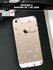 Чехол на Apple iPhone 5/5S/SE / Айфон 5/5S/SE с принтом "Romantic 2", прозрачный