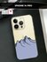 Чехол на Apple iPhone 14 Pro / Айфон 14 Про с принтом "Гора", прозрачный