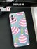 Чехол на OnePlus 9R / ВанПлас 9R с принтом "Розовые новогодние шарики 3"
