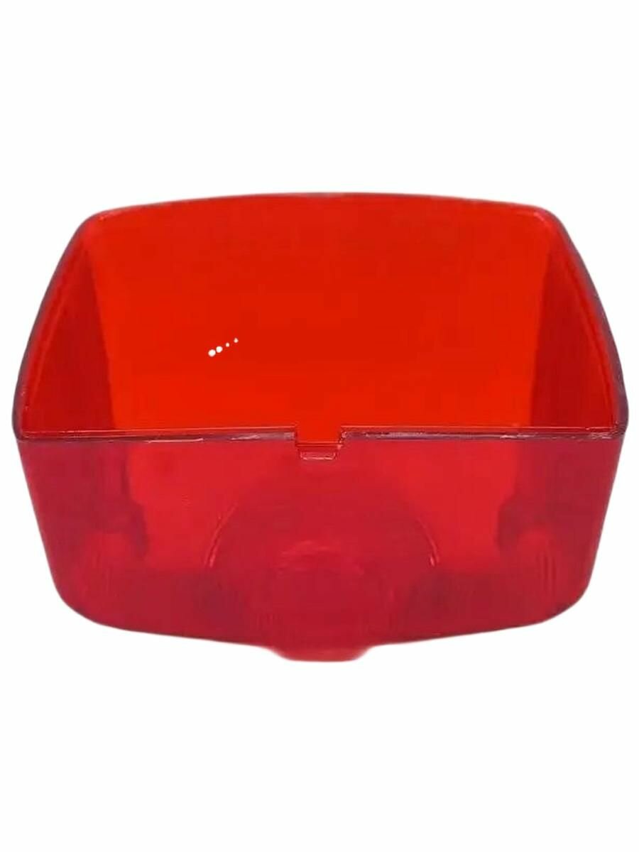 Стекло стопа, для скутера HONDA 2T Giorno AF-24, пластик, красное