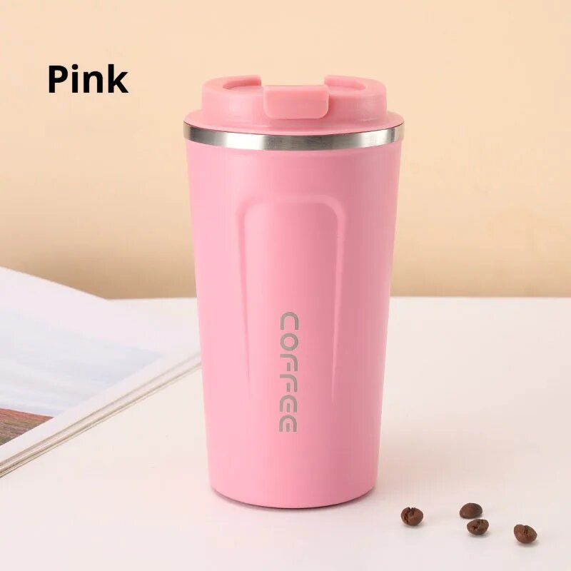 Термокружка из нержавеющей стали 380/510 мл Розовый, 380ML, Pink