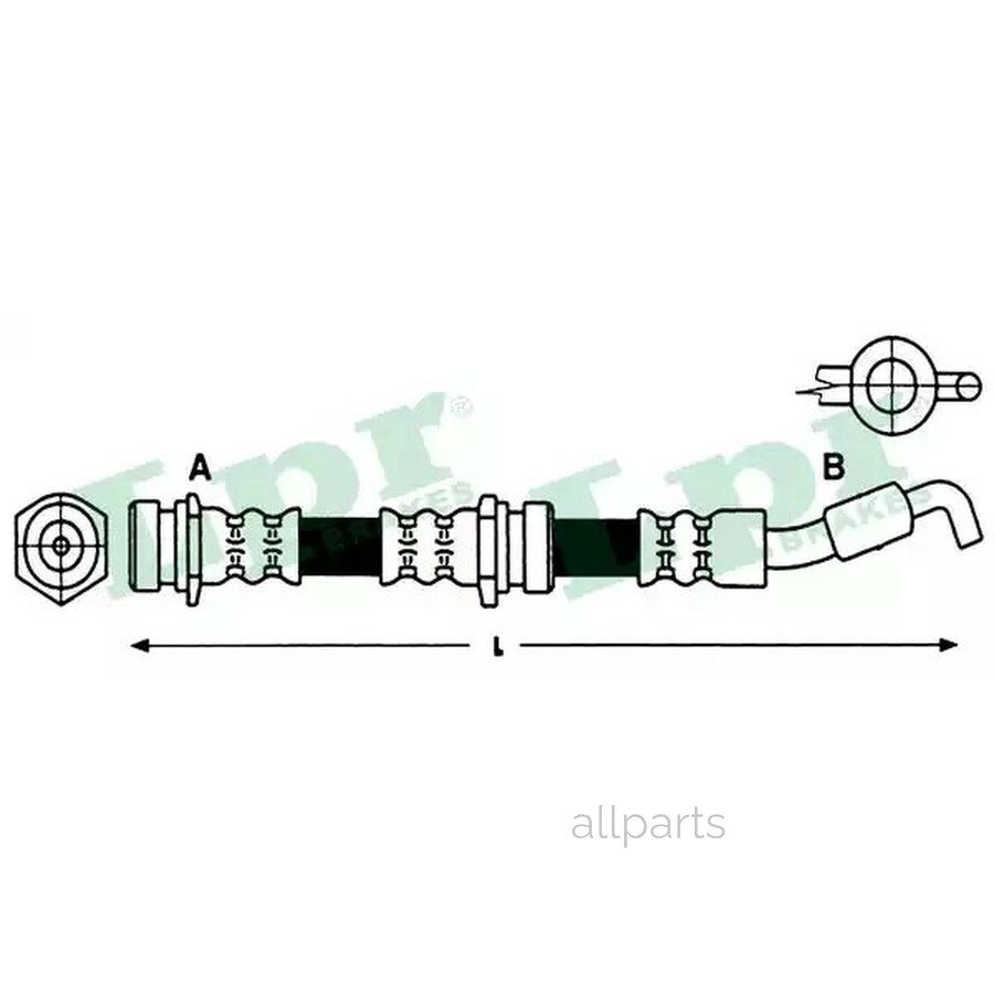 LPR 6T47920 Шланг тормозной
