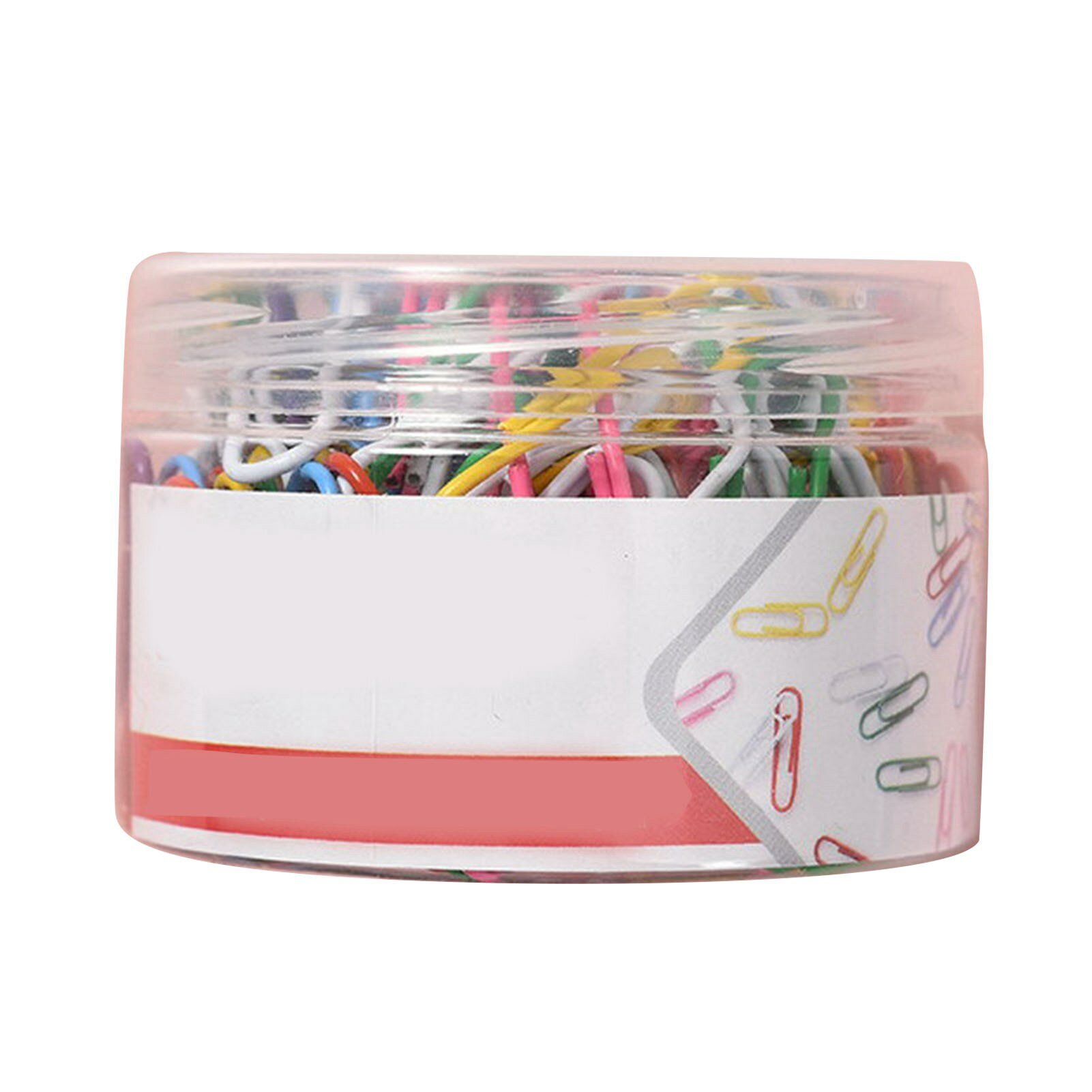 160 шт Скрепки разных цветов, маленькие, с коробкой для хранения, для файлов, домашнего, школьного, офисного использования