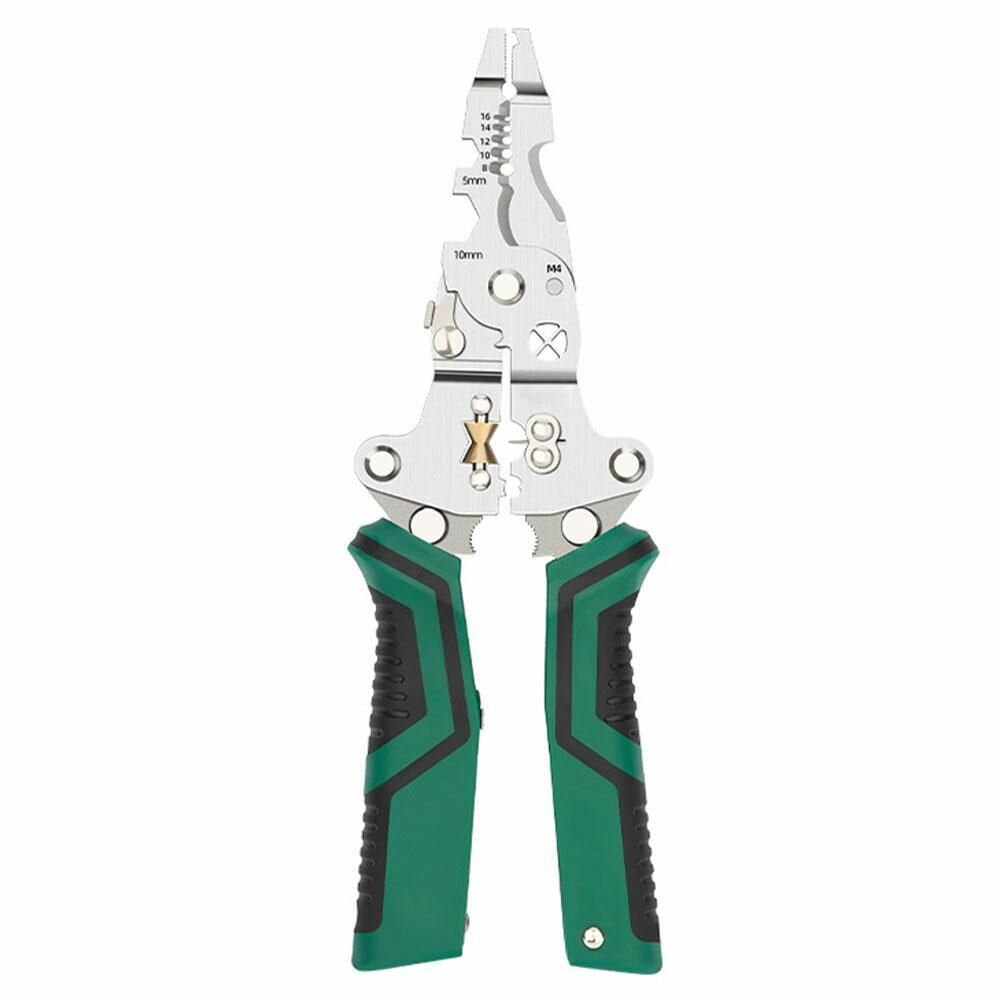 Многофункциональные пассатижи плоскогубцы для электрика с зачисткой