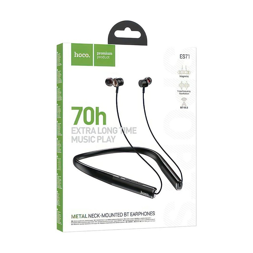 Hoco Беспроводные спортивные наушники Hoco ES71 Platinum BT черные