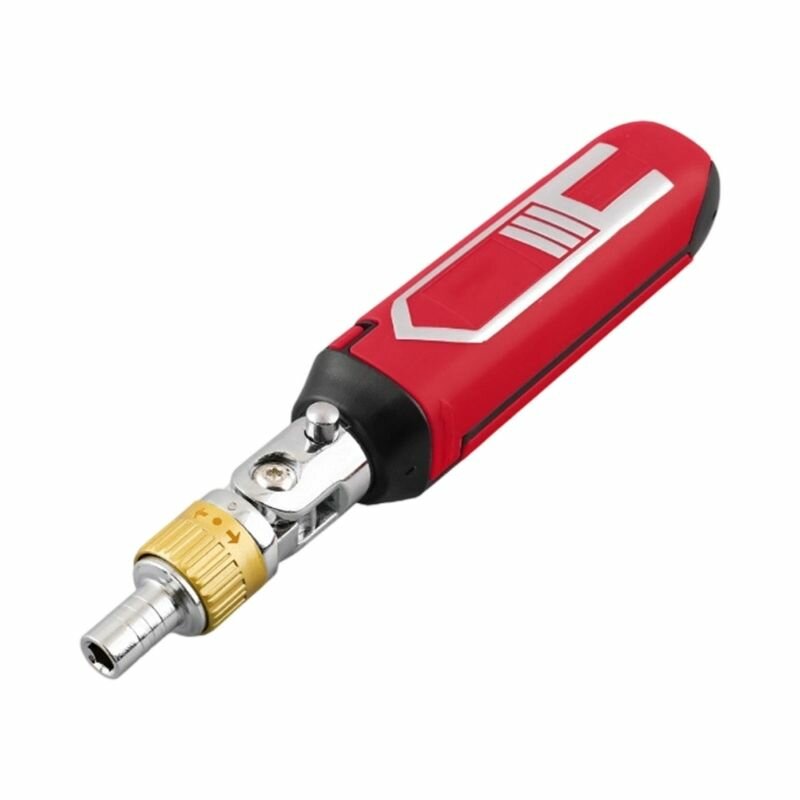 (1 шт) Многофункциональная отвертка для нестандартных винтов (звездочка, шестигранник), красная