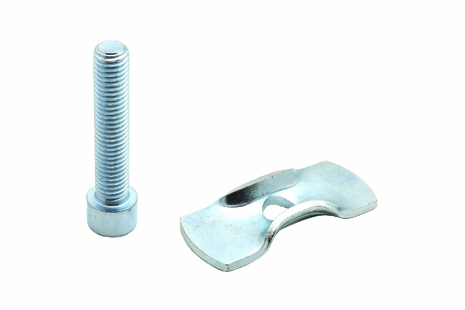 Болт крепления подножки универсальной под сред. ось с пластиной