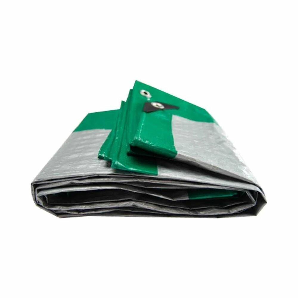 Тент укрывной Тарпаулин 4х6 м, 120 г. м. кв, зеленый ООО ПКФ брезент В46120103