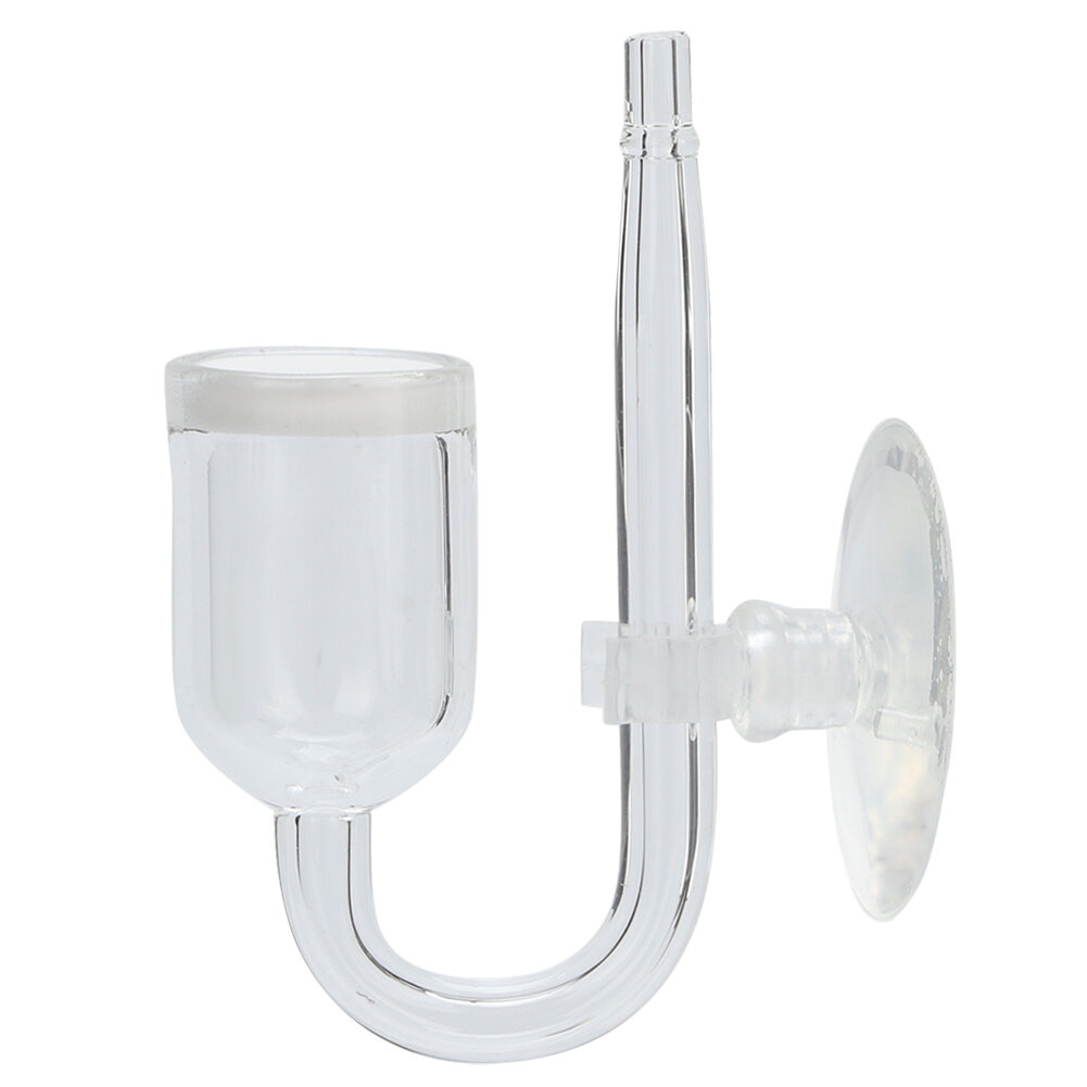 Аквариумный очиститель CO2 из высокопрозрачного стекла, диффузор-распылитель для растворителя CO2 для аквариума, прозрачные аксессуары для аквариума для здоровых рыб