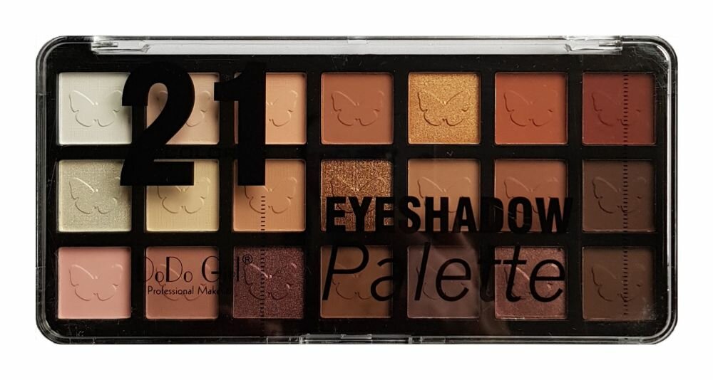 Палетка теней для глаз DoDo Girl Eyeshadow Palette, 21 оттенок, набор 02